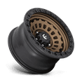 Fuel 1PC Aluminum Rim D634 ZEPHYR 17X9in Matte Bronze with Black Bead ...