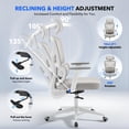 COOLYI Ergonomic High-Back Mesh Office Chair – Adjustable Lumbar, 3D ...
