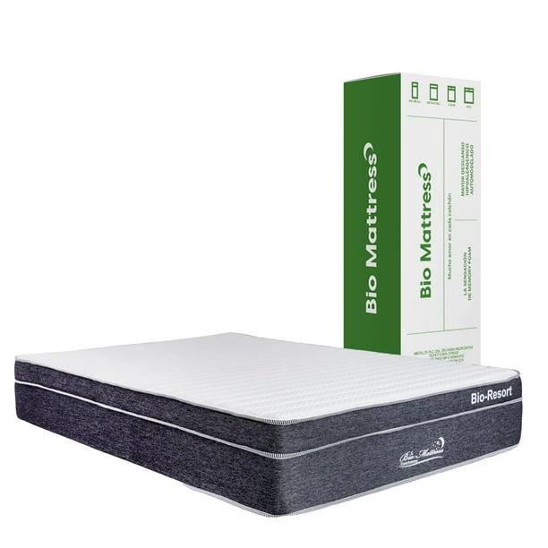 Colchón en caja Bio Mattress Bio Resort Individual 30 cm Memory Foam Semifirme Hipoalergénico ...