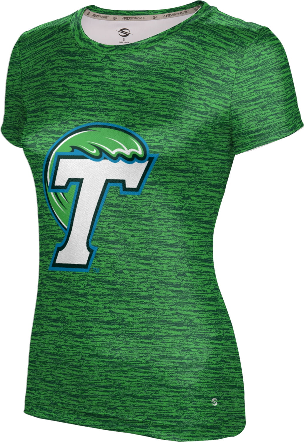 ProSphere Girls' Tulane University Brushed Tech Tee - Walmart.com