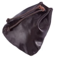 1 Set Cowhide Leather Drawstring Wallets with Waxed String and Iron ...