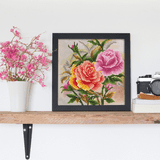 DIAMOND DOTZ® Simply DOTZ® Timeless Roses Diamond Art Painting Kit, 12. ...