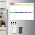 Magnetic Calendar for Fridge | Dry Erasable Whiteboard Monthly Weekly ...
