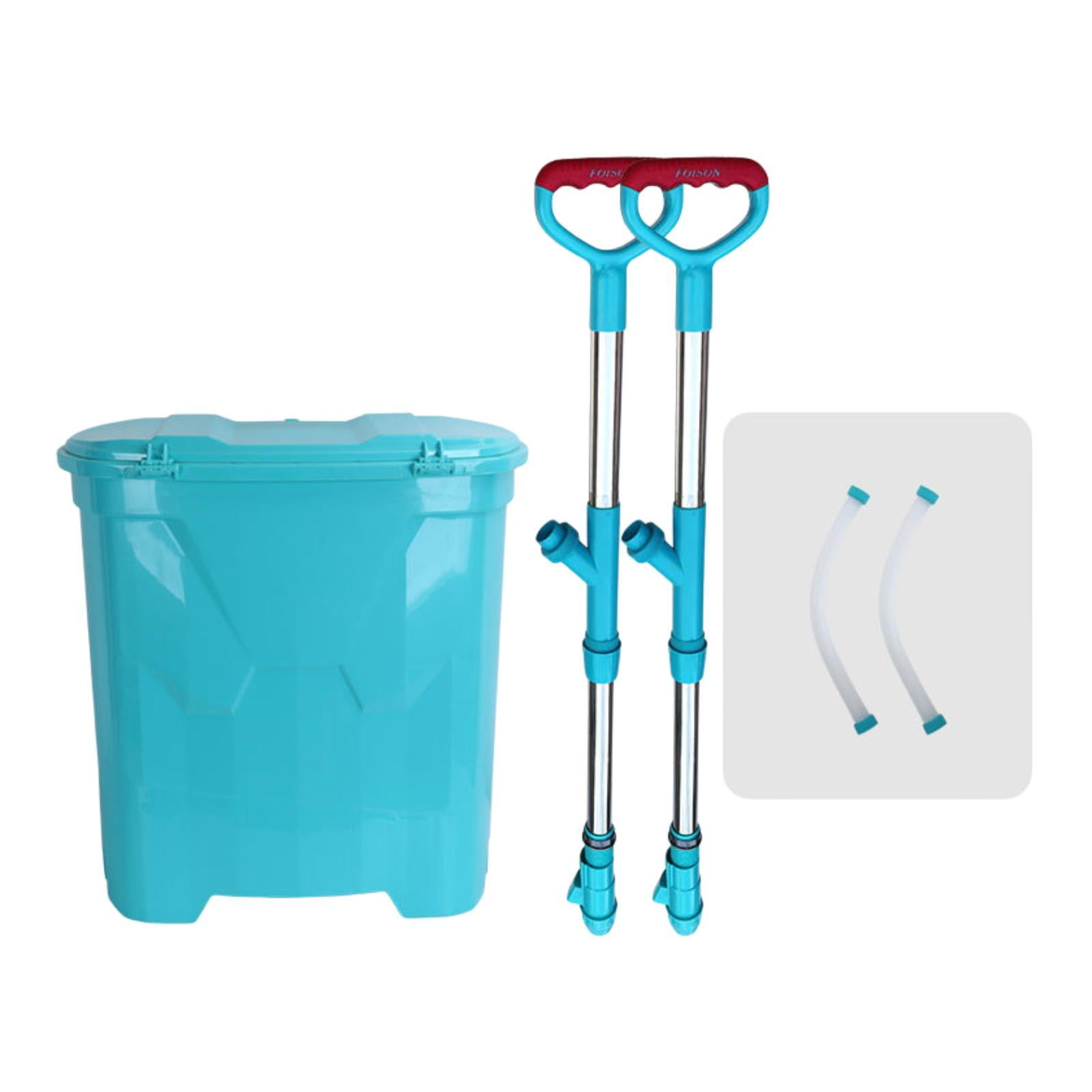 DYNWAVECA Back Carrying Granular Fertilizer Spreader Corn Fertilizing ...