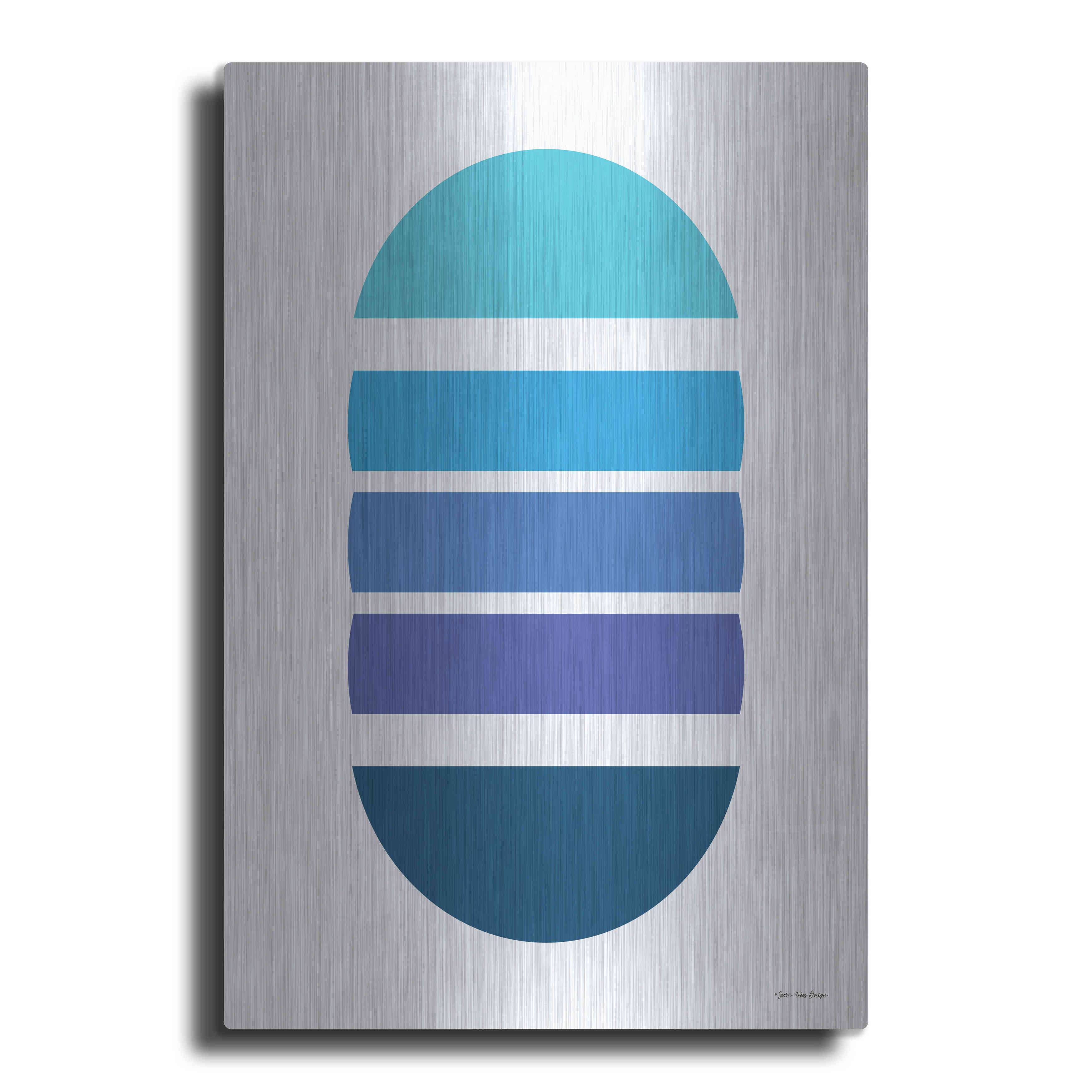 Luxe Metal Art 'Modern Geometry II' by Seven Trees Design, Metal Wall ...