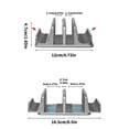 Vertical Desktop Organizers Aluminum Alloy Stand for Laptops and ...