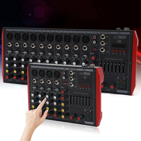 6 Channel Powered Mixer