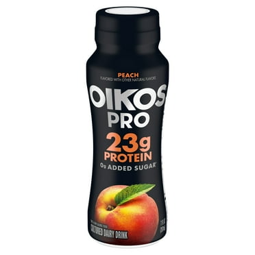Oikos Pro Strawberry Banana Cultured Dairy Drink, 23g Protein, 7 fl oz ...