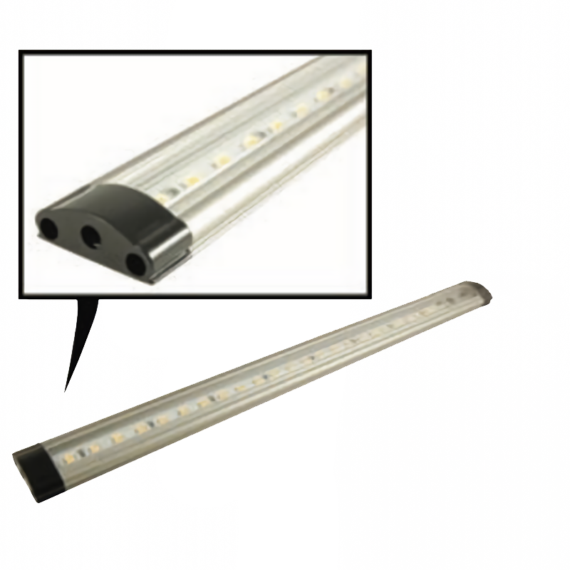 NTE 69-LL-15BU Touch-Sensitive Dimmable LED Light Bar, Clear Warm White ...