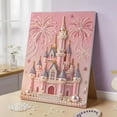 DIY Plastic Pearl Art Kit, Castle 3D Pearl Painting with Fireworks ...