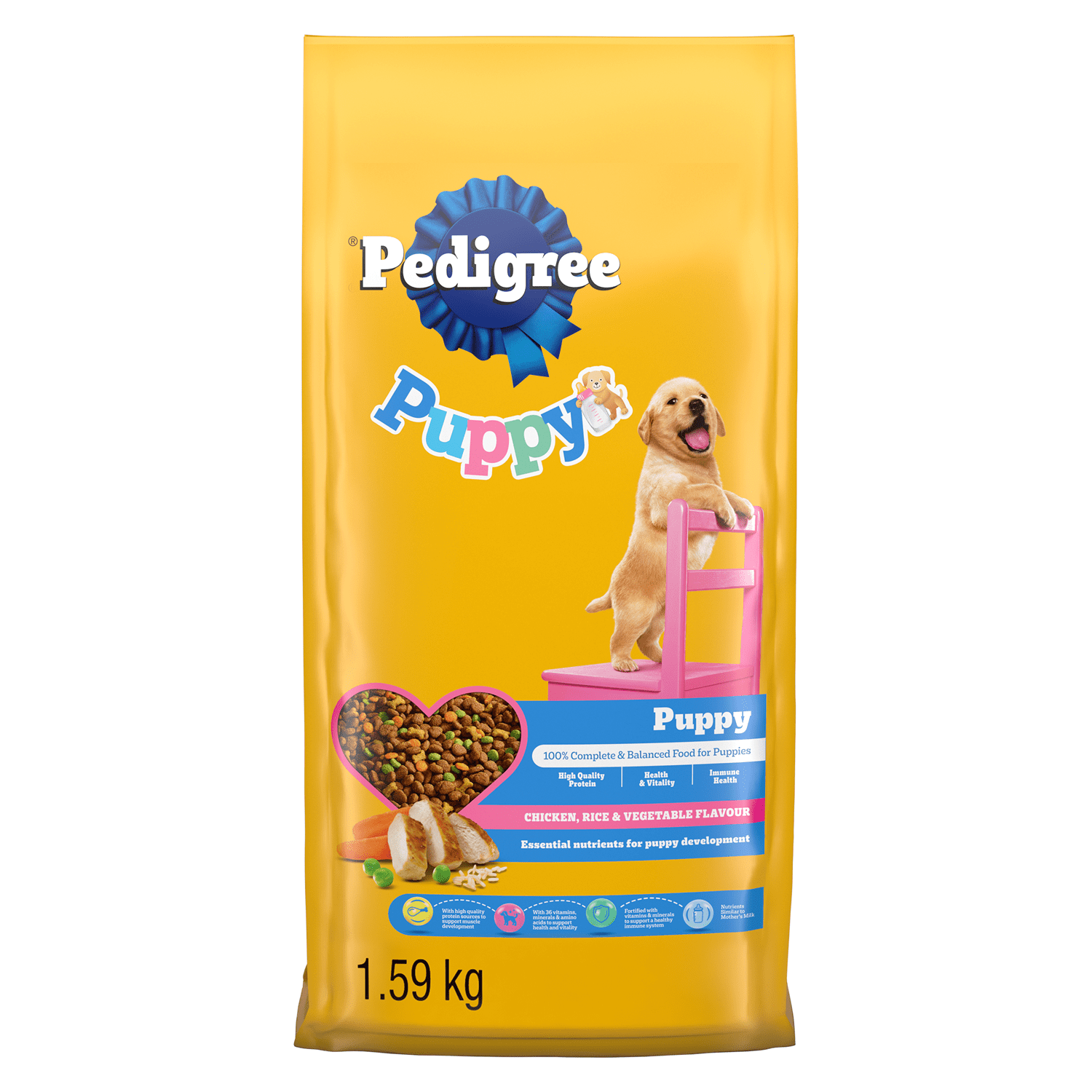 Click here for Pedigree Puppy Dry Dog Food Chicken  Rice & Vegeta... prices