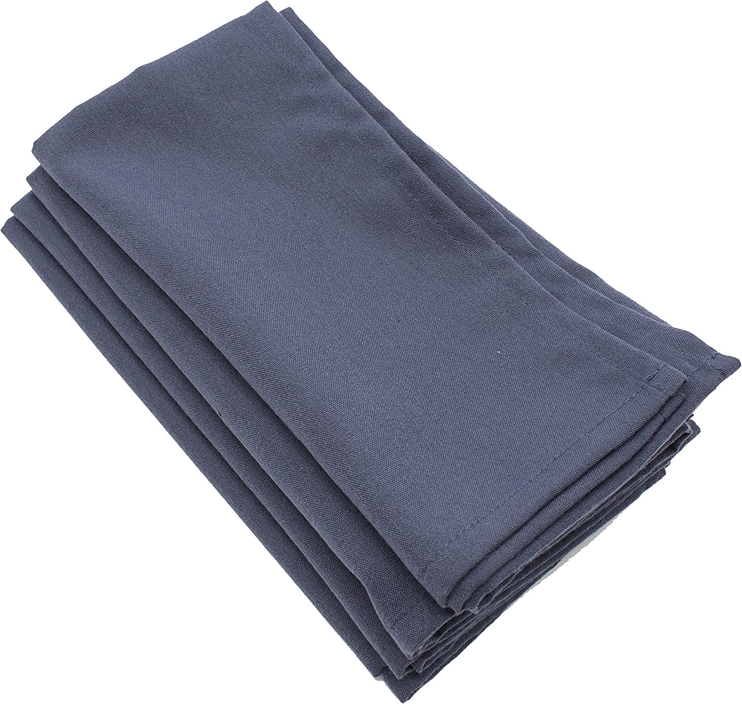 Fennco Styles Classic Solid Design Napkins, 20-inch Square, Set of 4 ...