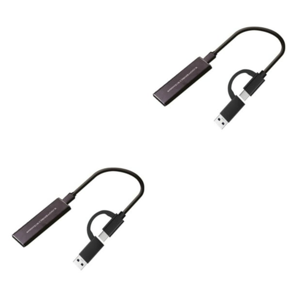 Baohd M2 SSD Case NVME Enclosure Reader M.2 to USB Type C 3.1 Adapter ...