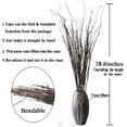10PCS Lifelike Curly Willow Branches Decorative Dried Artificial Twigs ...
