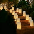 10PCS Paper Luminary Bags Stars Silhouette Paper Bags Flame Resistant ... 10PCS Paper Luminary Bags Stars Silhouette Paper Bags Flame Resistant ...