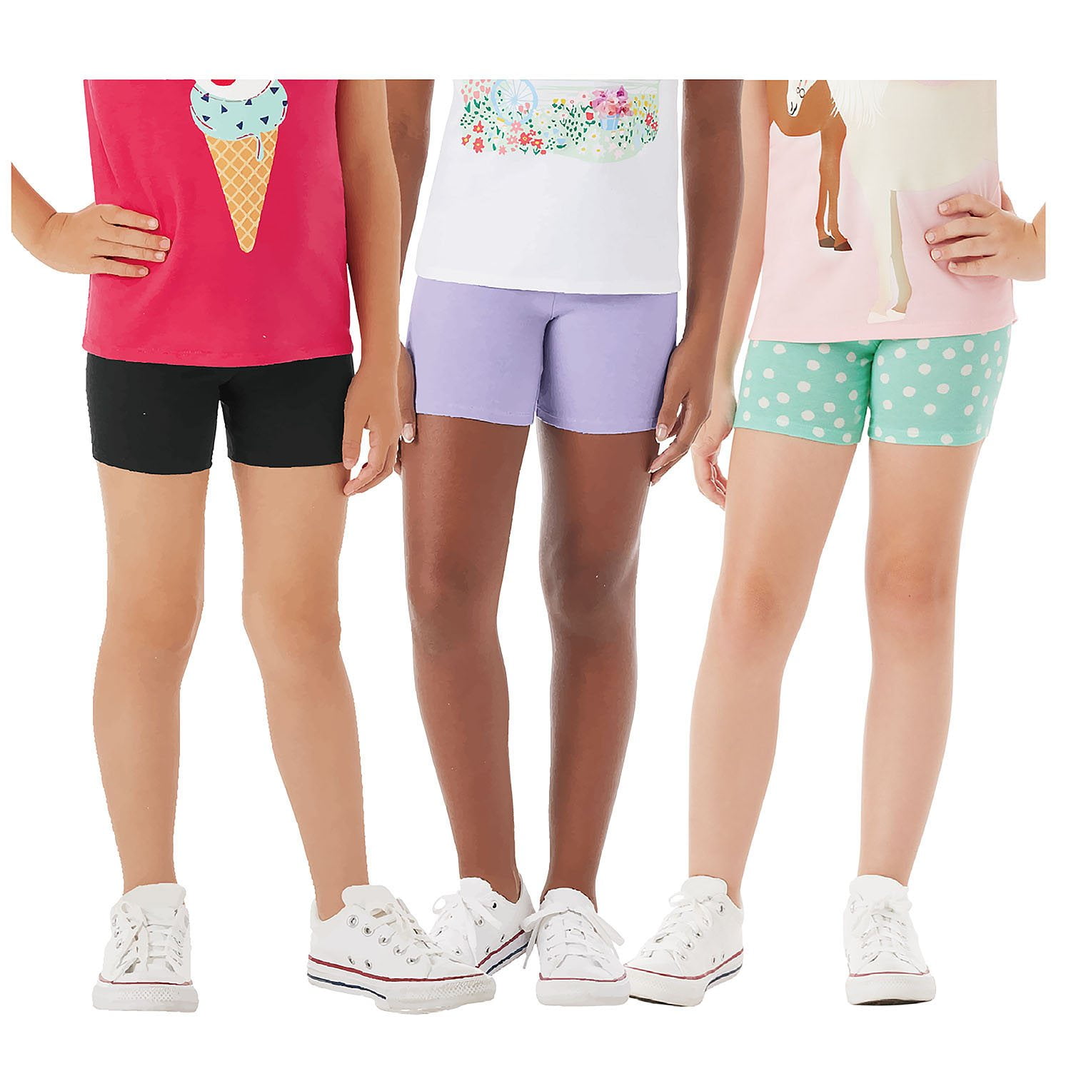 Member's Mark Girls 3-Pack Cartwheel Short - Samsclub.com