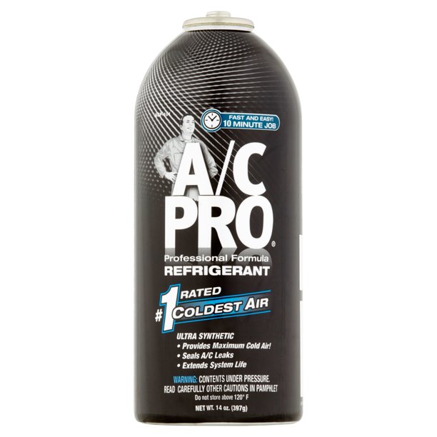 A/C Pro Professional Formula Auto Refrigerant, 14 oz - Walmart.com