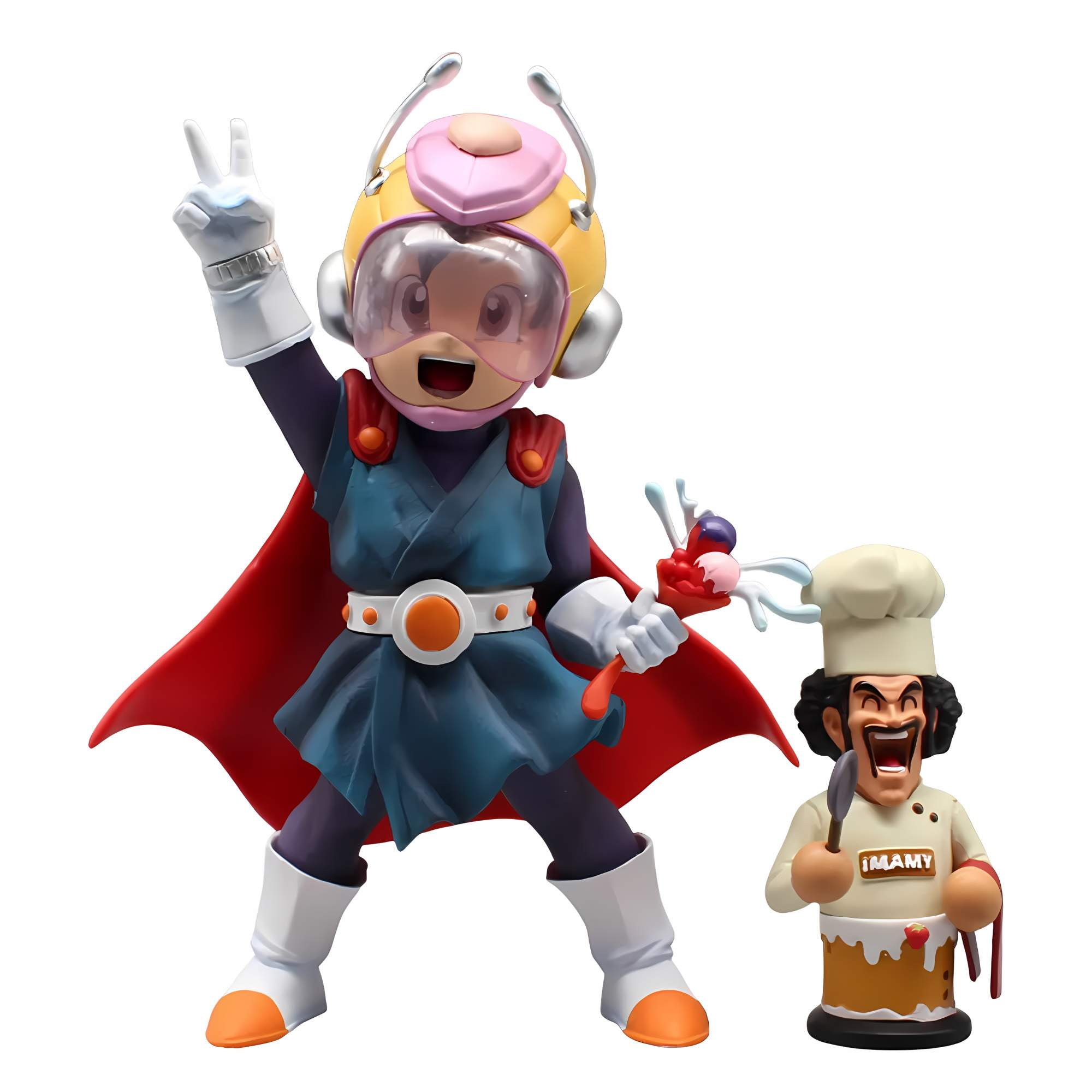 Juguete Coleccionable Figura Videl Gran Sayaman 2 Mr Satan Dragon Ball ...