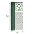 Garden Craft 36in H x 25ft L Green Plastic Vinyl Poultry Netting, Multi ...