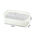 Ice Cubes Tray with Lid & Storage Bin | 32-Cube Silicone Mold | Easy ...