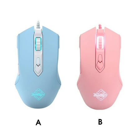 Ajazz AJ52 Wired 7-Key Gaming Mouse PC Gaming Mouse Optical LED RGB ...