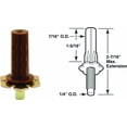 Prime-Line Nylon Base Adjustable Bifold Door Bottom Pivot - Single Pack ...