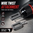 2026 New 2pcs Wire Twister Tool for Drill,For Fixing Chain Link Loop ...