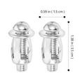 BESTYASH 10Sets Plated Silver Hollow Door Anchor Expansion Screws for ...
