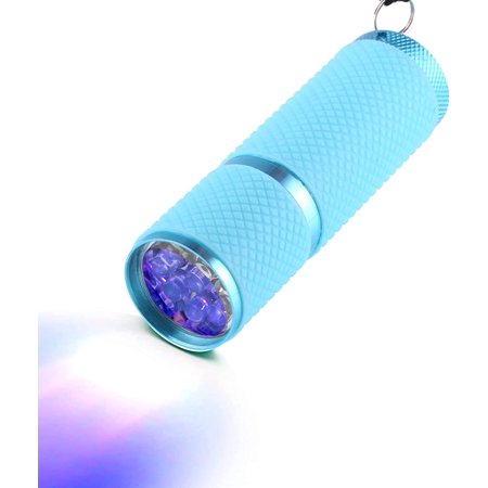 Mini UV Light, Mini Blacklight UV Flashlight for Nails, Portable LED ...