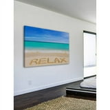 "Relax" Painting Print on Wrapped Canvas - Walmart.com