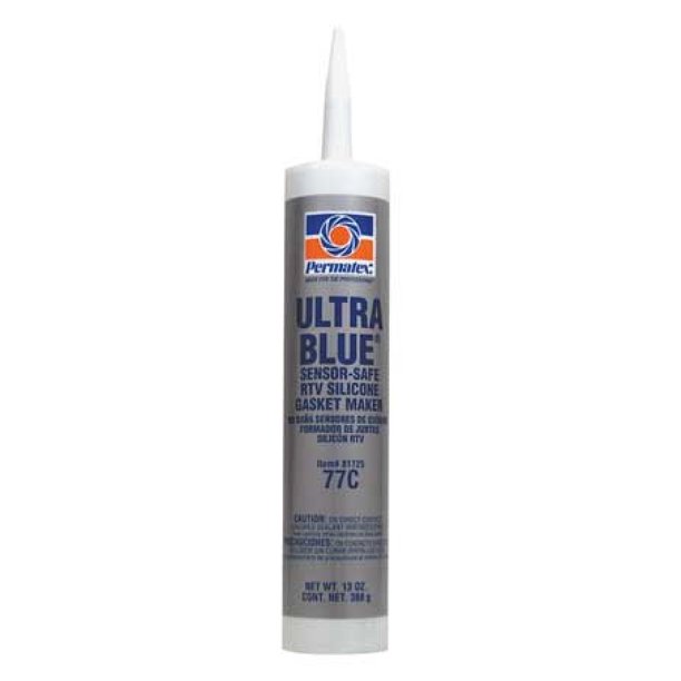 Permatex Ultra Series RTV Silicone Gasket Maker, 13 oz Cartridge, Blue ...