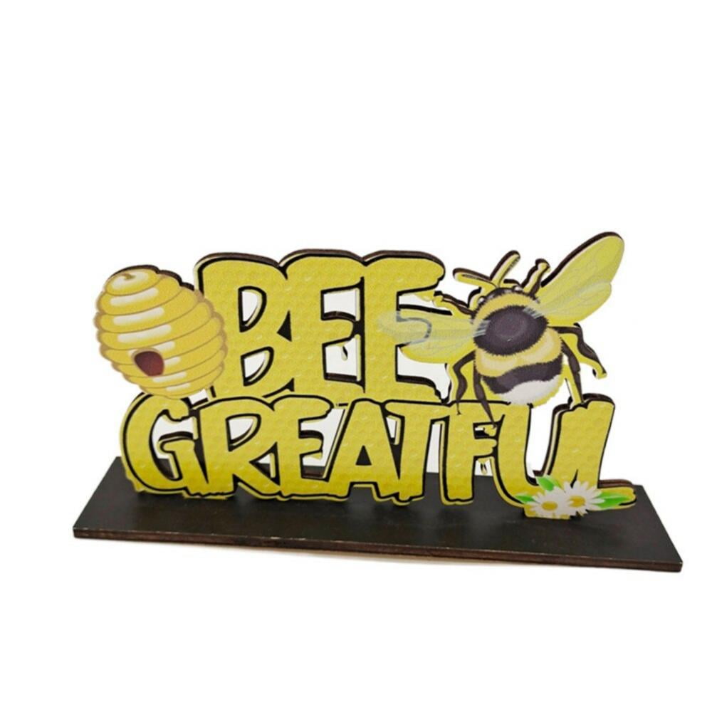 Buy Monfince Bee Table Decor Signs Bee Classroom Decorations Bee ...