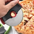Gwen Studios 4" Ergonomic Stainless Steel Pizza Cutter Wheel with ...