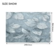 Bathroom Plush Absorbent Mat Single Square Pad 16x24Inches Bath Mat ...