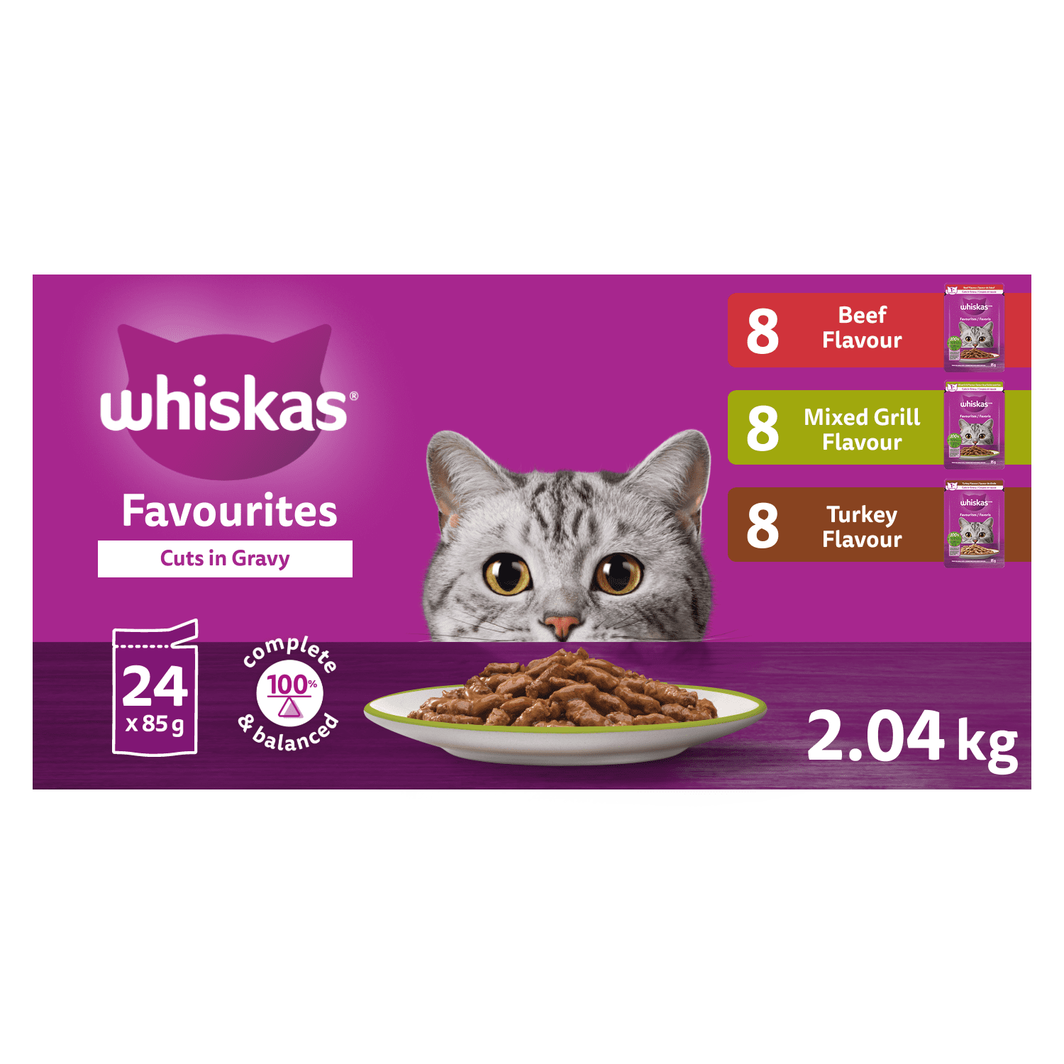 Click here for Whiskas Favourites Adult Wet Cat Food Cuts In Grav... prices