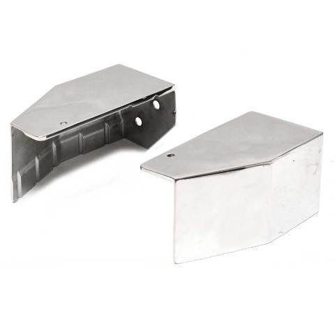 Challenger Boat Rear Corner Caps | 7 x 3 3/8 Inch Stainless (Set of 2 ...
