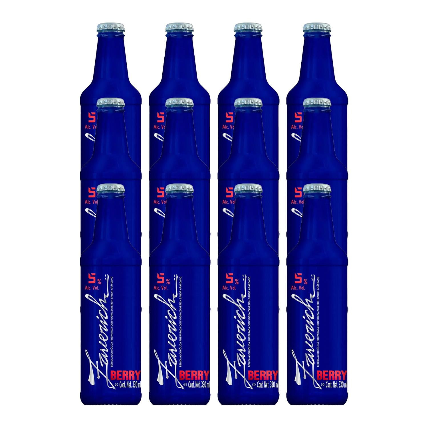 Pack de 12 Bebida Preparada Zaverich Berry 330 ml | Walmart en línea