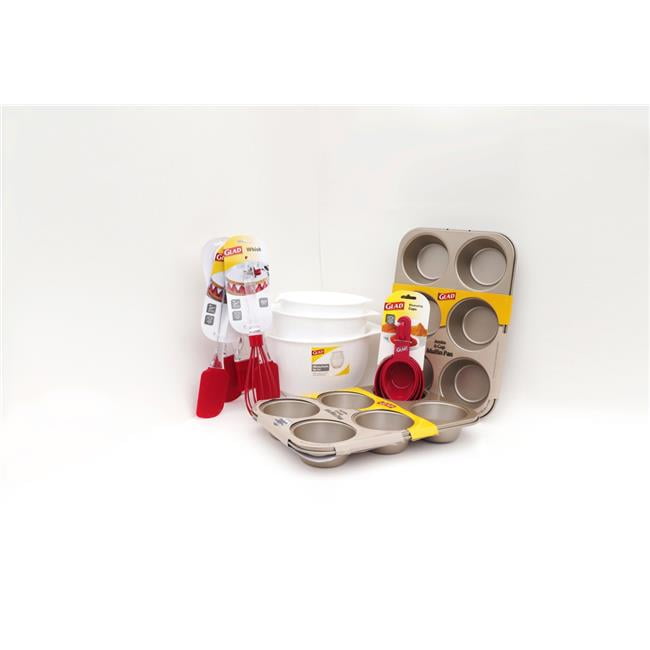Pivot Direct PD-GLD-JCK-RD Glad Jumbo Muffin & Cupcake Kit, Red & White ...