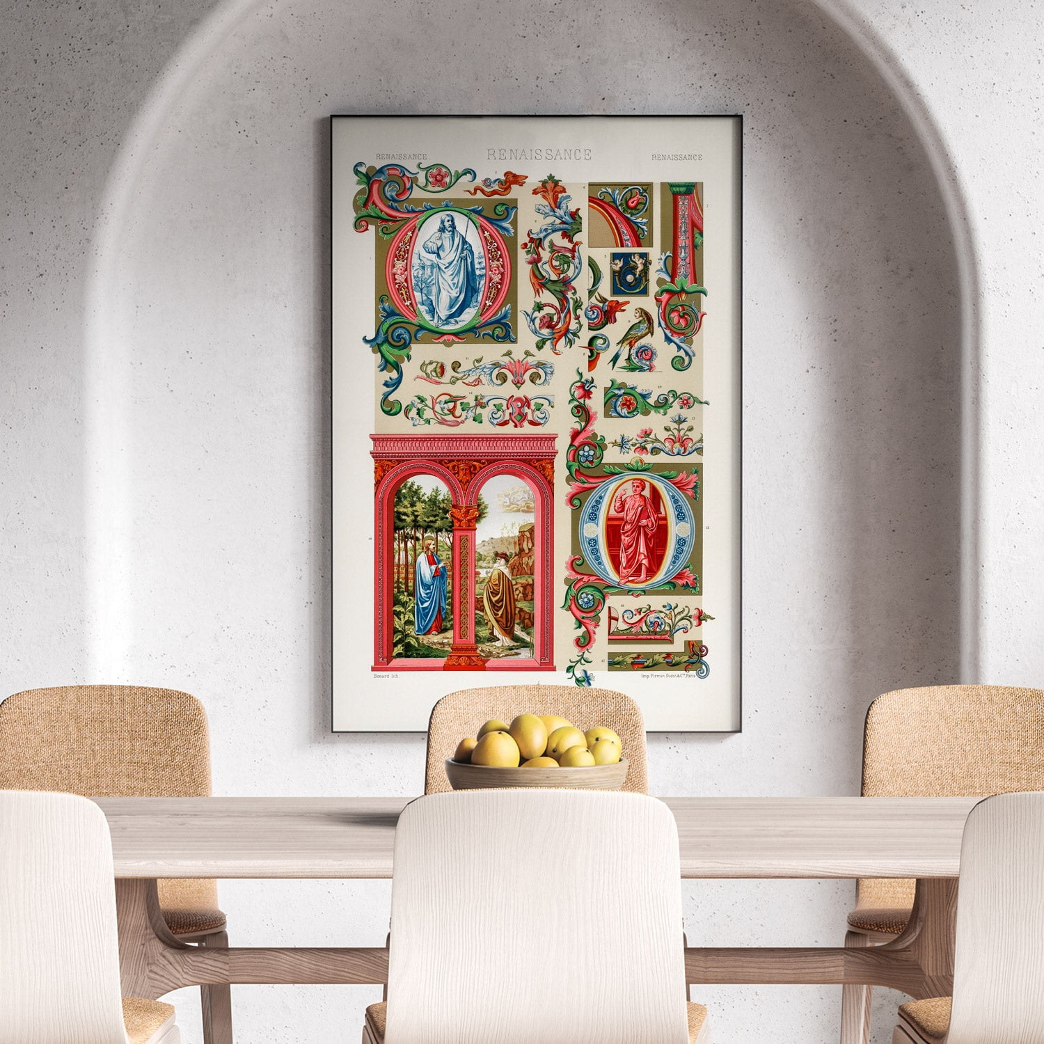 Renaissance Pattern 2 - 1888 | Albert Racinet | Premium Fine Art Print ...