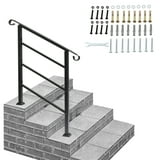 SalonMore 1 or 3-Step Handrails for Stairs Outside Adjustable Hand ...