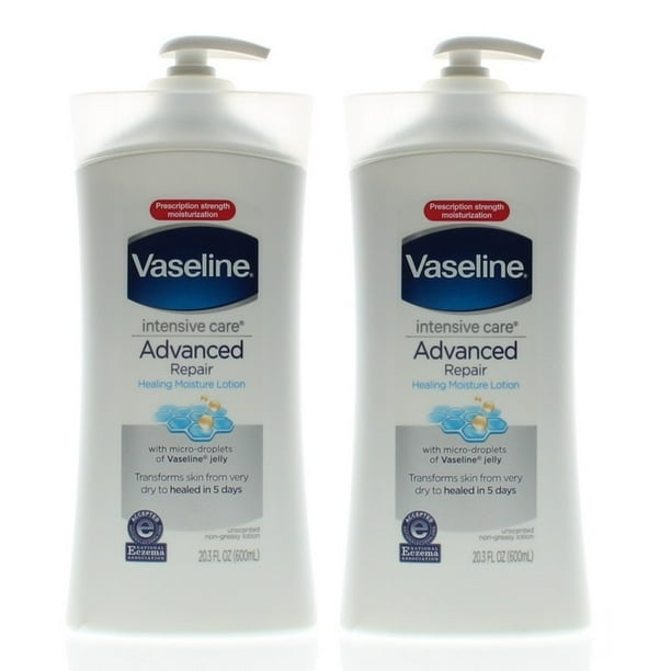 Vaseline Intensive Care Advanced Repair Unscented Lotion 20.3oz (2-PACK ...