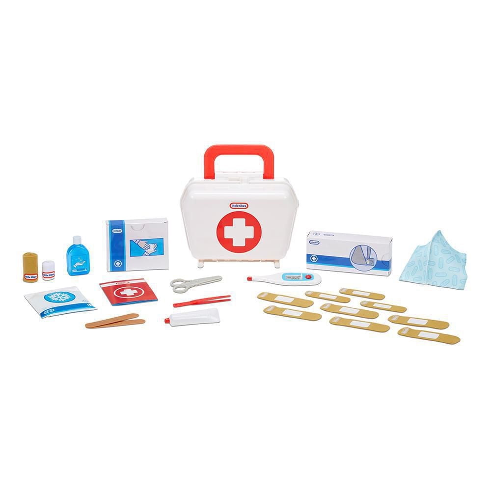 Little Tikes First Aid Kit Realistic Doctor Pretend Play Toy For Kids  Includes 25 Accessories  Ages 3+ M
