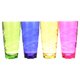 CreativeWare Circus 24-Ounce Multi-Colored Plastic Tumbler Set, Set of ...