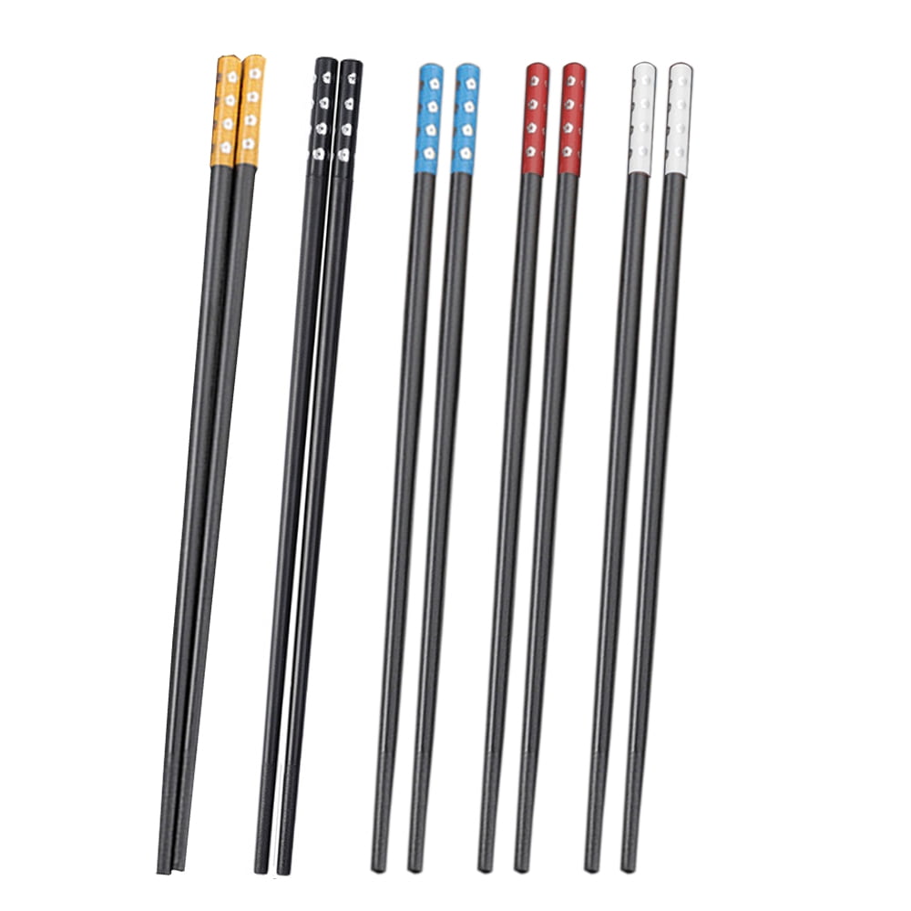 Reusable Chopsticks Dishwasher Safe, Non-Slip Chop Sticks Set,Five ...