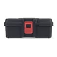 Hyper Tough 13-inch Plastic Tool Box Black with Lid Organizers and ...