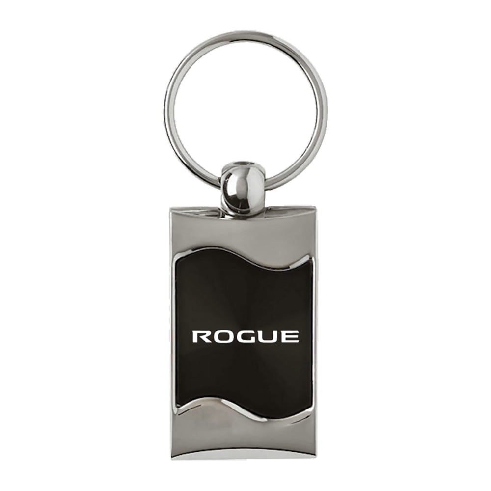 Au-TOMOTIVE GOLD Rogue Rectangular Wave Black Key Fob - Walmart.com