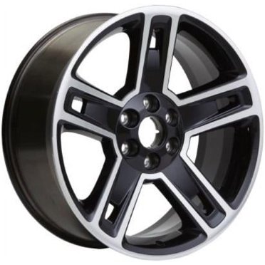 22x10 4PLAY Wheel for Chevy-GMC 4P80R Brushed Black Rim Fits select ...