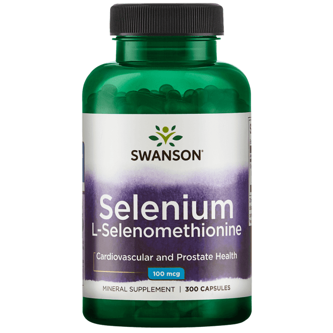 Swanson Selenium L-Selenomethionine 100 Mcg 300 Capsules. - Walmart.com ...