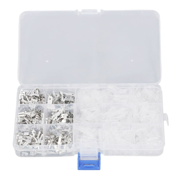 Terminales de cable de pala macho y hembra, 480 piezas, terminales de pala macho y hembra ...