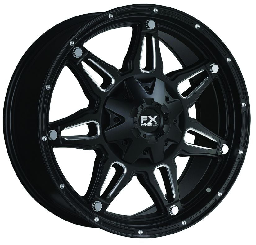FX WHEEL 114095614, FX14, 20X9 5X5.0/5X135 SBM - Walmart.com